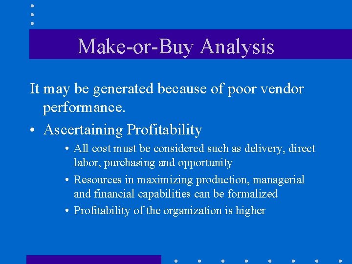 CHAPTER 2 THE ORGANIZATIONAL BUYING PROCESS Important Topics