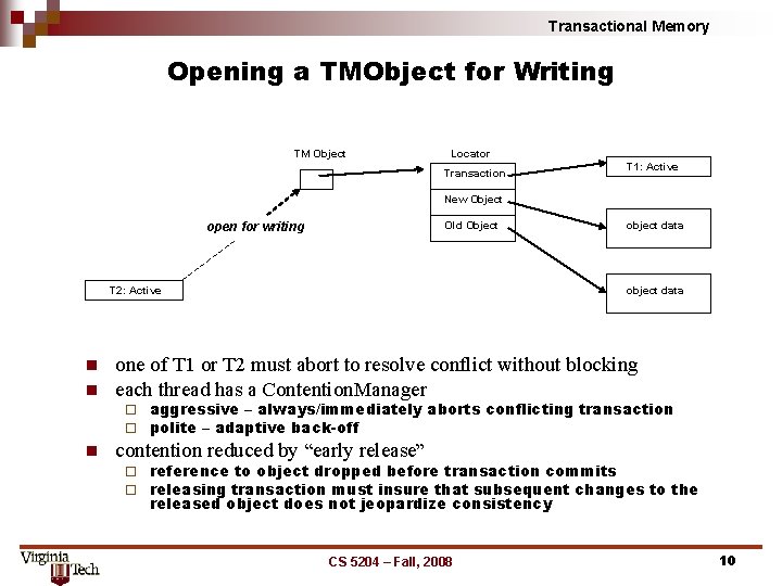Transactional Memory Part 2 SoftwareBased Approaches Transactional Memory