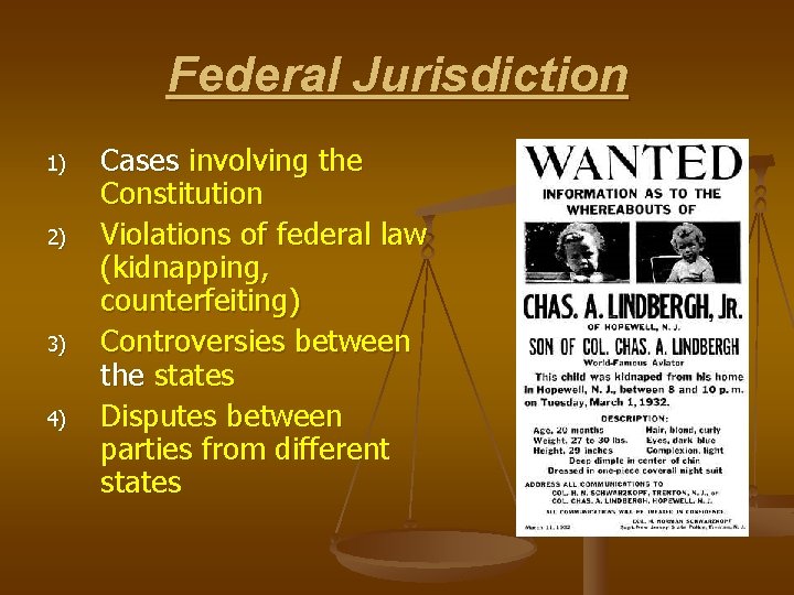Chapter 8 The Judicial Branch Federal Courts n