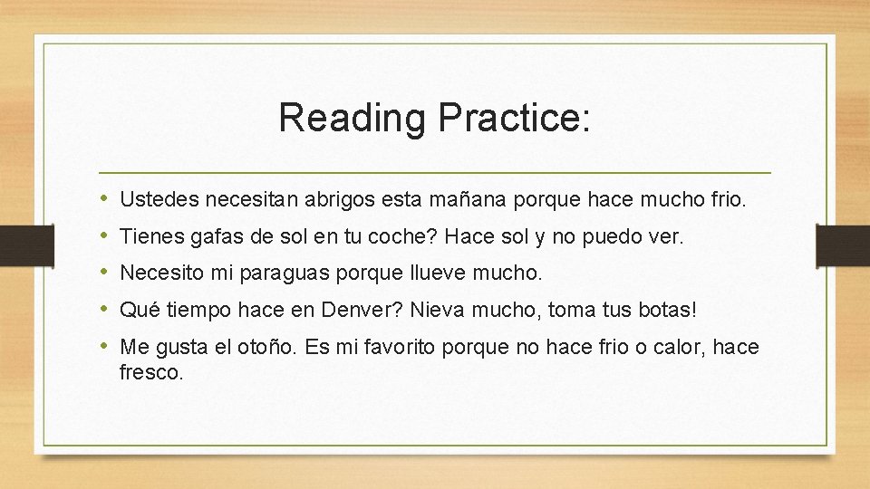 Spanish 3 Repaso de 1 A 2 B