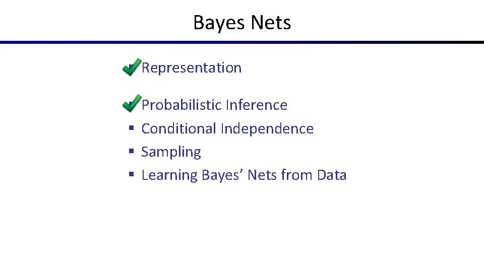 CS 188 Artificial Intelligence Bayes Nets Independence Instructor