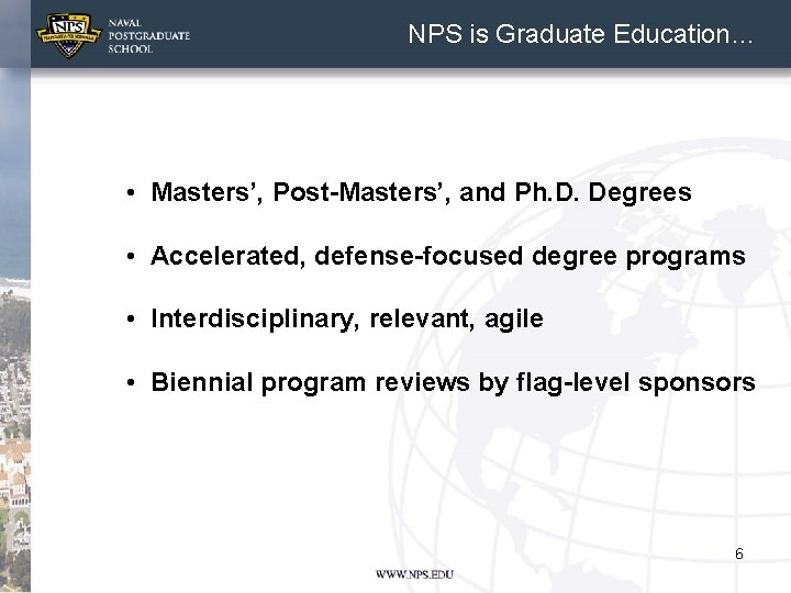 Command Brief Winter 2 nd Quarter Academic Year