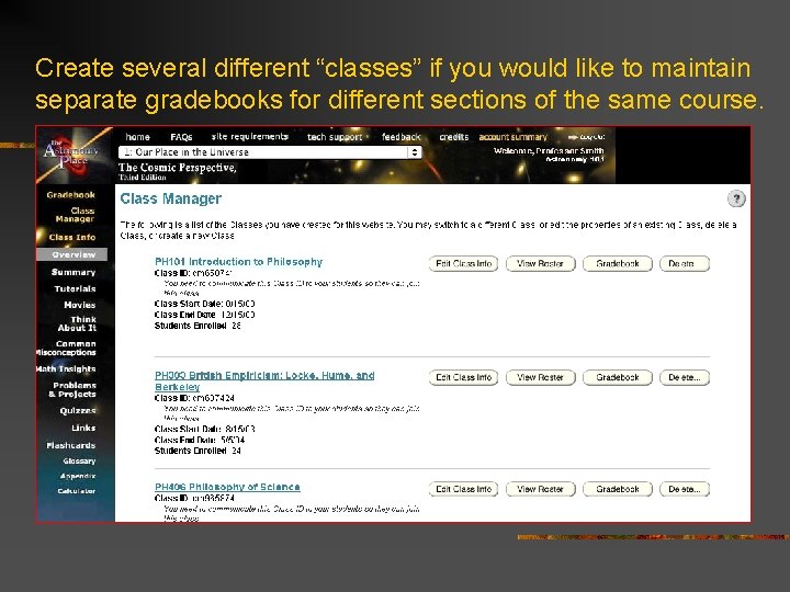 An Introduction to the Gradebook Available for this
