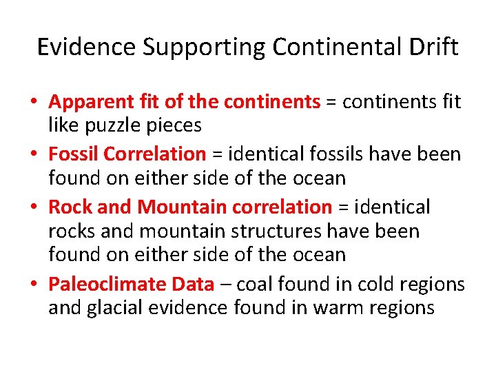 The Structure of the Earth Learning Objectives 1