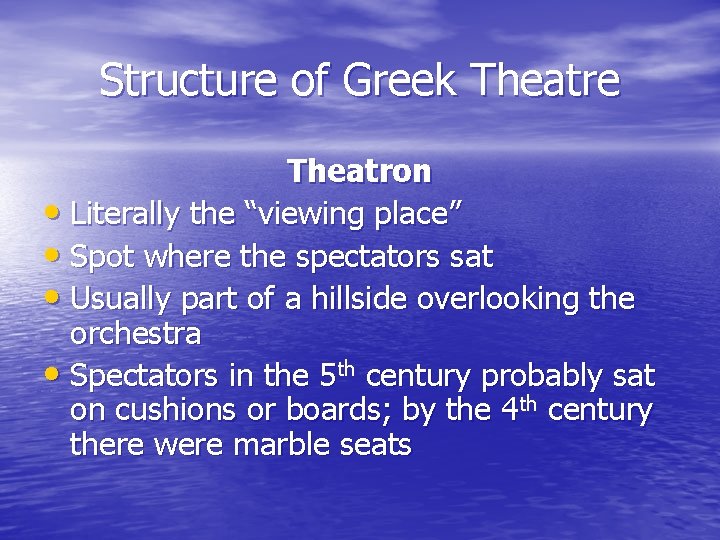 Introduction to Greek Theatre Antigone By Sophocles Origins