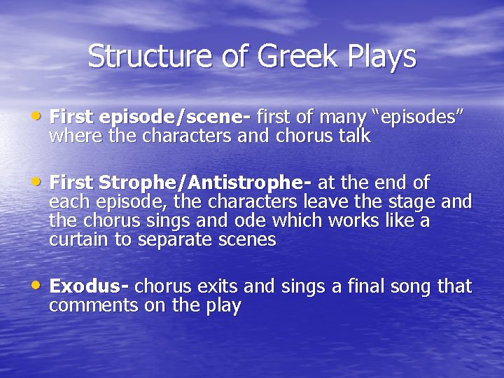 Introduction to Greek Theatre Antigone By Sophocles Origins
