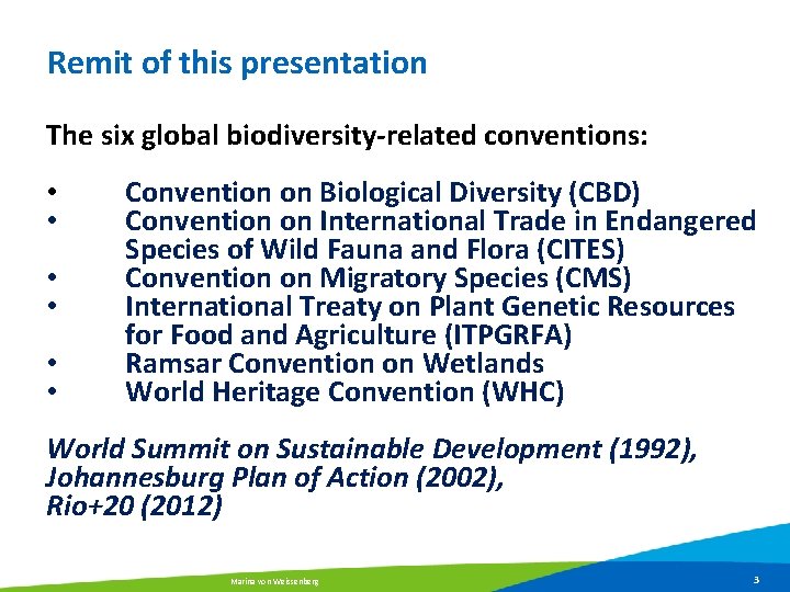 Implementing International Agreements on Biodiversity Protection ...