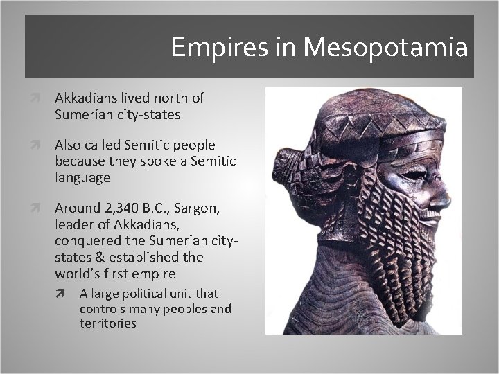 Origins of Civilization Begins in Mesopotamia Unit 2