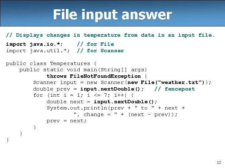 Building Java Programs Chapter 6 File Processing Copyright