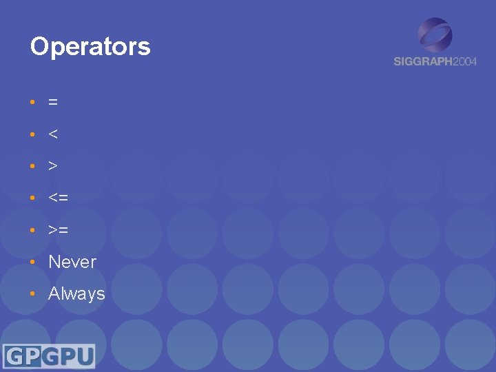 Fast Computation Of Database Operations Using Graphics Processors 2665