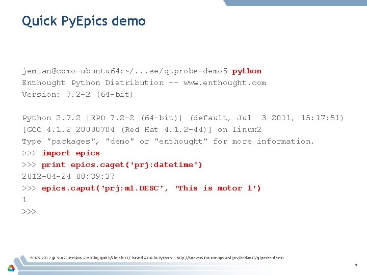 Creating quicksimple QTbased GUIs in Python Pete R