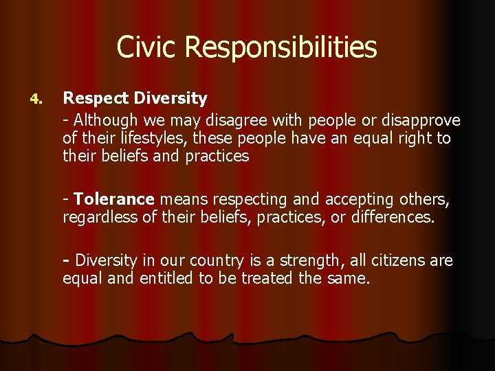 Ch 5 The Duties and Responsibilities of Citizenship
