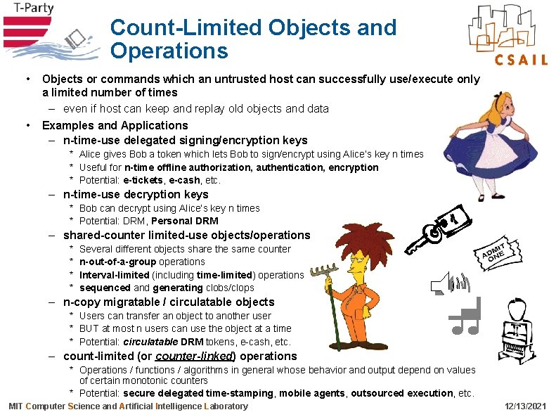 Virtual Monotonic Counters and CountLimited Objects Using a