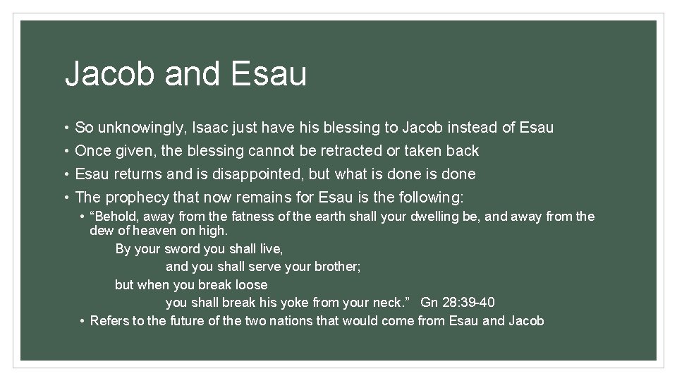 FROM JACOB TO MOSES Recap Covenant with Abraham