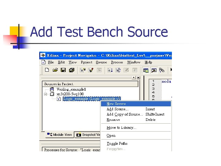 Chapter 05 Tutorial Using HDL Based Design Verilog