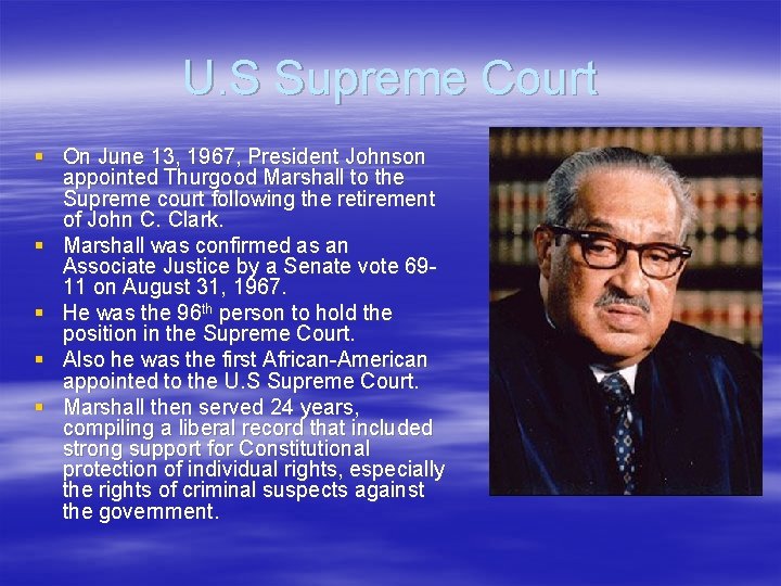 Thurgood Marshall By Aldo Perez Sacramento Bucio Introduction