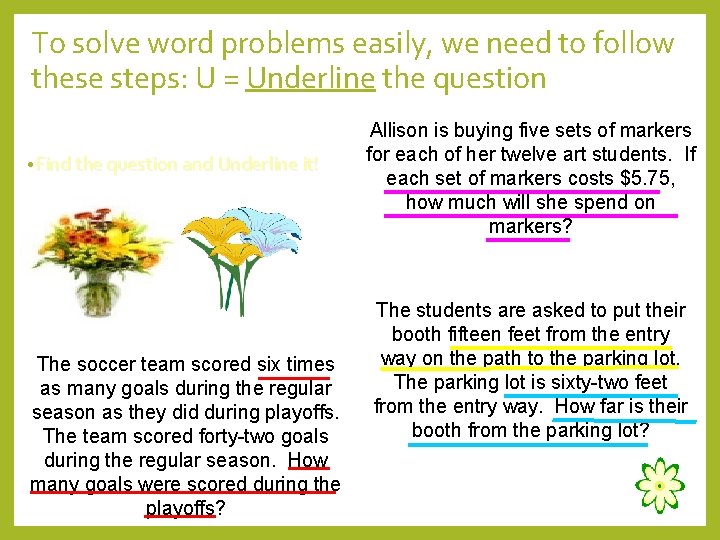 LESSON 5 PROBLEMSOLVING MATH By Junli Kasper Fifth