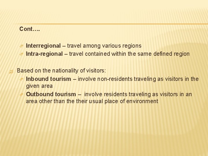 Introduction to Global Tourism WHY IS TOURISM IMPORTANT