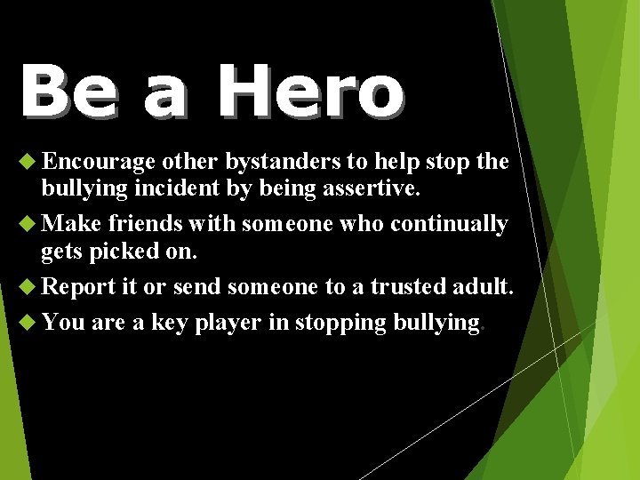 BULLYING Somerset Academy Canyons Guidance Department The Golden