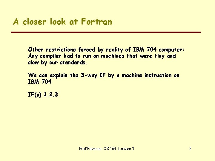 A brief survey of programming languages motivation and