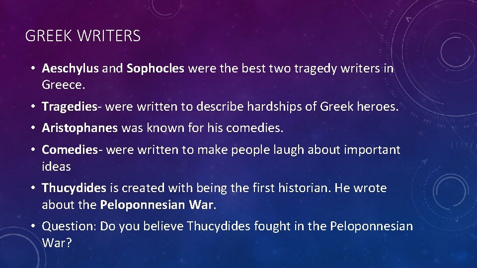 GREEK ACHIEVEMENTS PART 2 MR B PRODUCTIONS PREPARE