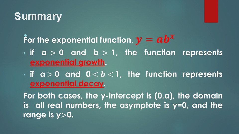 Algebra II HG Section 7 1 Exploring Exponential