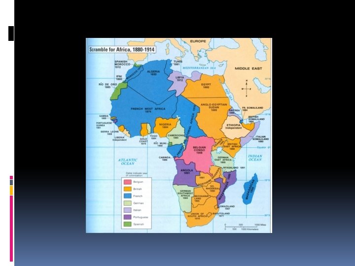 SCRAMBLE FOR AFRICA Take a look at this