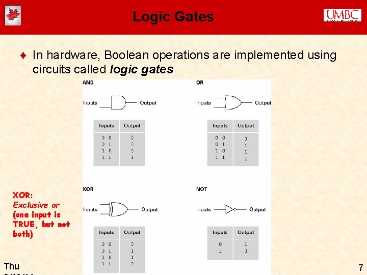CMSC 100 From the Bottom Up Its All