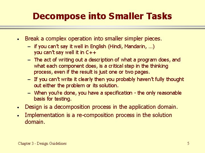 Cse 687 Object Oriented Design Class Notes Chapter