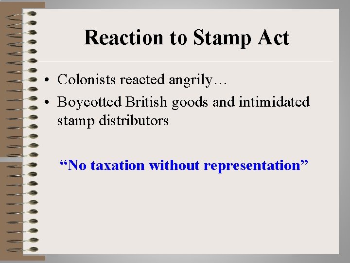 Britain and Her American Colonies UNIT 2 England