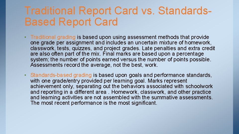 CVUSD StandardsBased Elementary Report Cards Kindergarten to Sixth