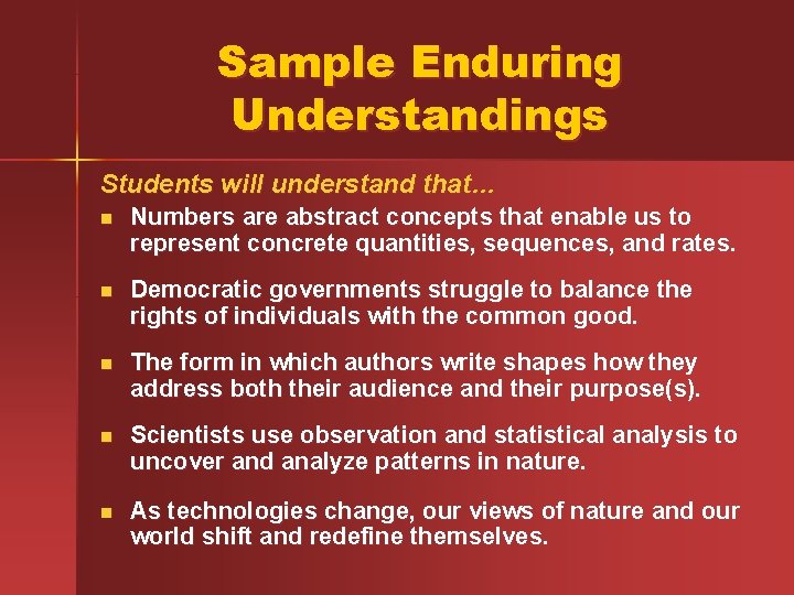 Understanding by Design Angela Cunningham Bullitt Central High