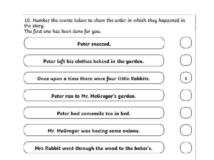 Read The Tale of Peter Rabbit text before