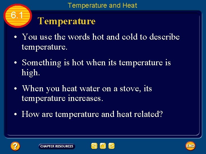 6 Table of Contents 6 Unit 1 Energy
