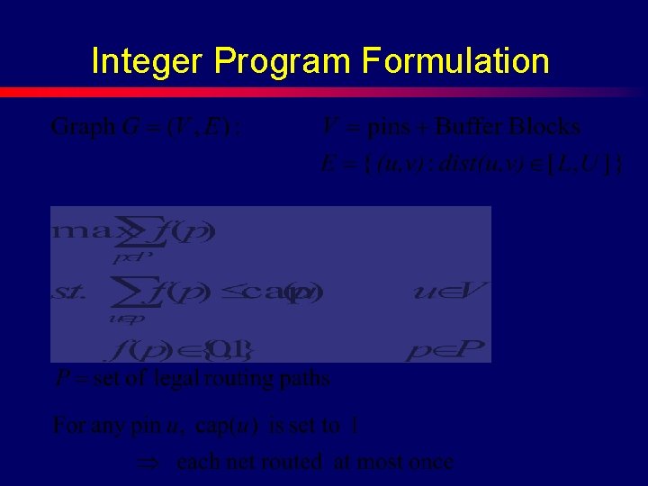 Provably Good Global Buffering Using an Available Buffer