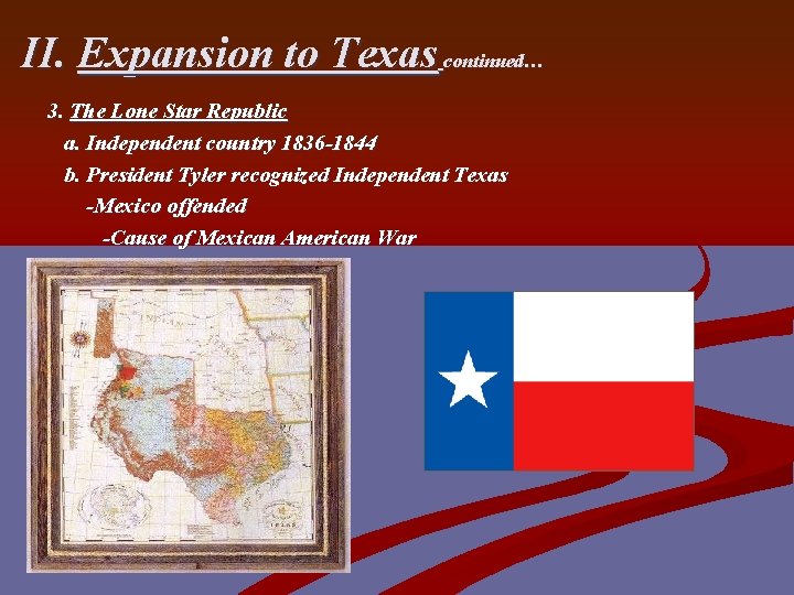The Lone Star Republic The Mexican War I