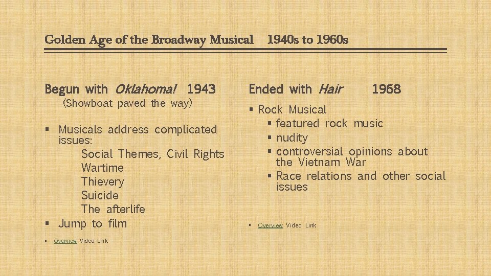 BIRTH OF THE AMERICAN MUSICAL Early American Theatre