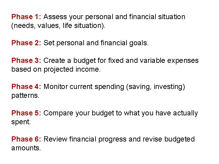 Lesson Three The Art of Budgeting What is