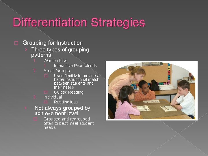 Differentiating Instruction By Lisa Neal Differentiation and its