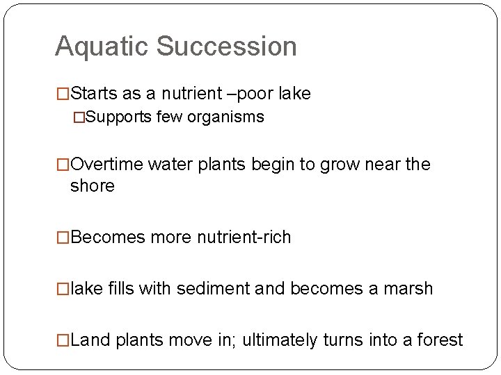 Ecosystem Balance Ch 6 Relationship in Ecosystem Energy