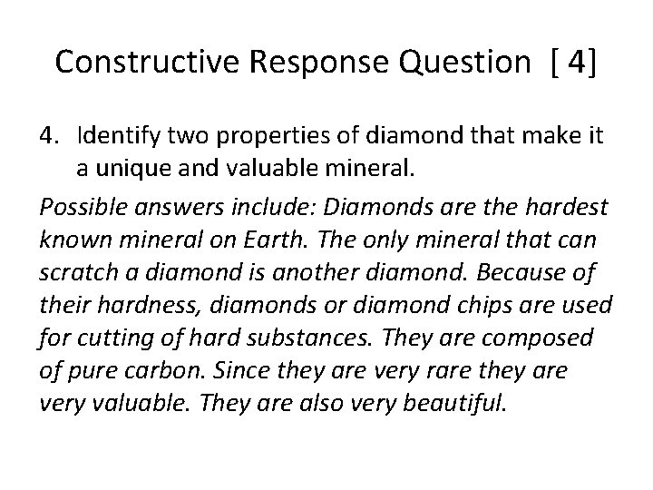 Lesson 66 Finish Mineral and Rock Identification Lab