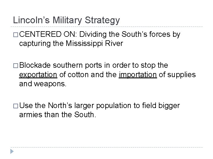 The American Civil War Election of 1860 Abraham