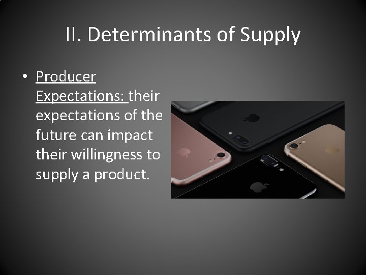 Basic Economic Concepts Supply and Demand I Goals