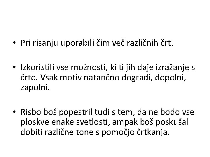 LUM RISANJE RTNA RISBA ROKA pouk na daljavo