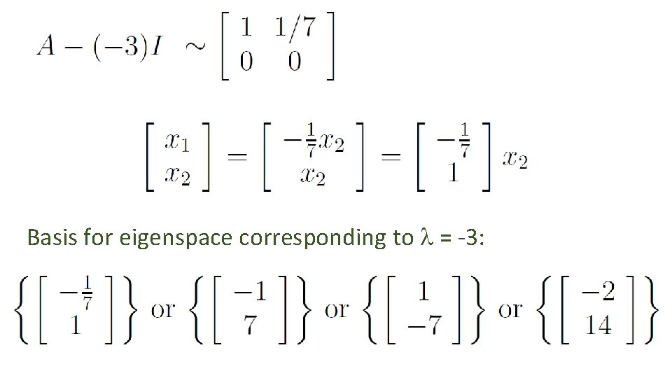 Diagonalization Revisted Fig from knotplot com Isabel K