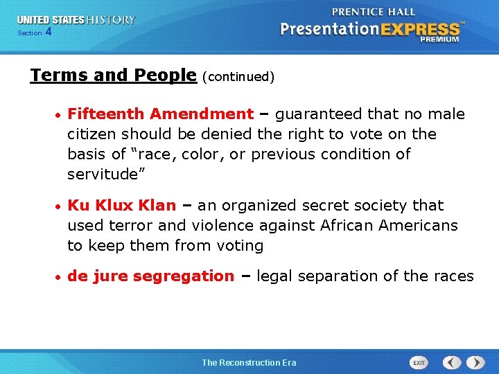 Chapter Section 4 13 Section 1 25 Objectives