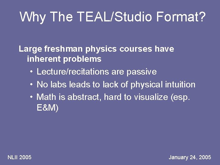 Experience It Technology Enabled Active Learning TEAL for