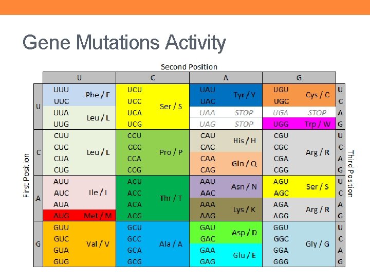 MUTATIONS HE 5 B 5 HE 5 B