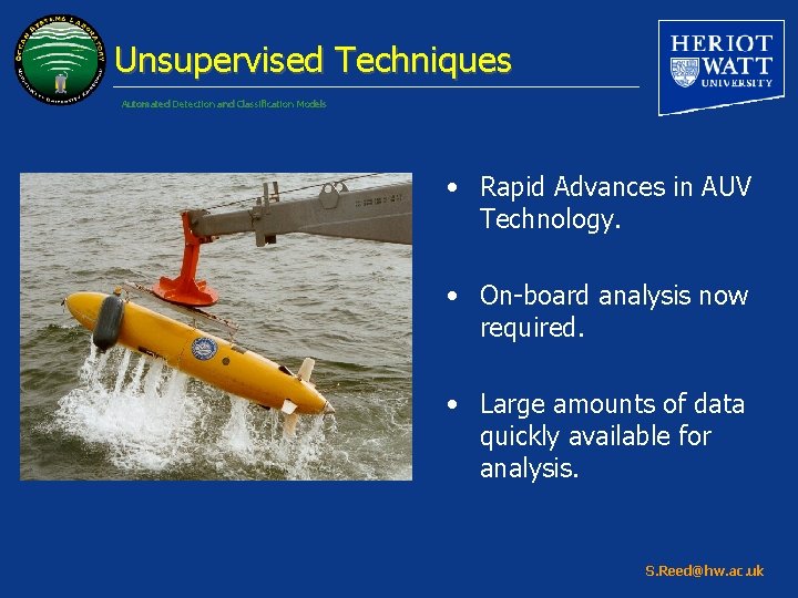 Automated Detection and Classification Models A ModelBased Approach