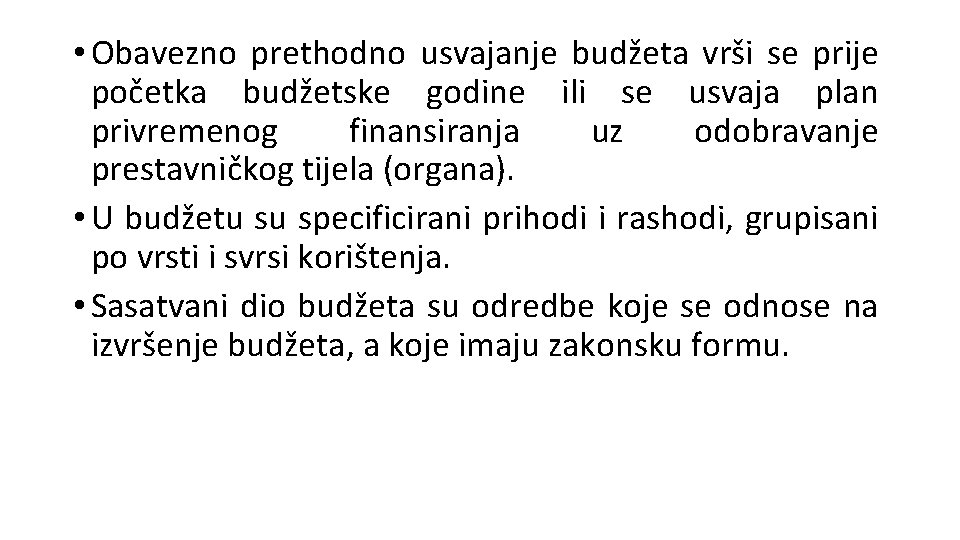 FINANSIJE I FINANSIJSKO PRAVO BUDET Prof Dr Halil